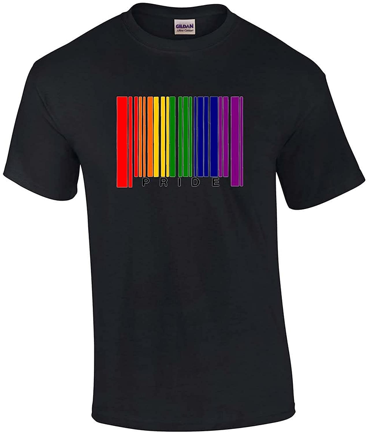 Gay Pride Flag Rainbow Barcode Support Lgbtq