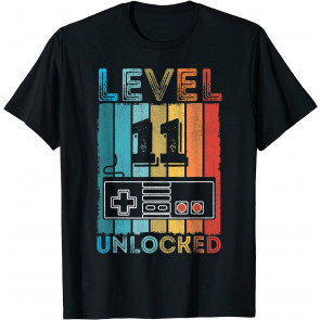 Level 11 Unlocked Video Game 11th Birthday